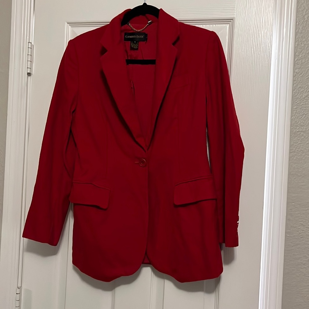100% Wool Classiques Entier Blazer - Gem